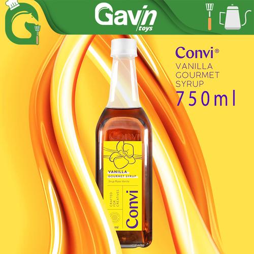 Jual Sirup Rasa Vanilla - Convi Vanilla Gourmet Syrup 750ml Premium ...