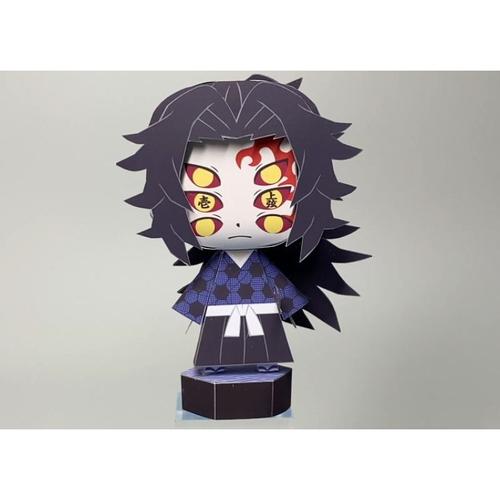 Jual Chibi Kokushibou Kimetsu No Yaiba Demon Slayer Papercraft - Kab ...