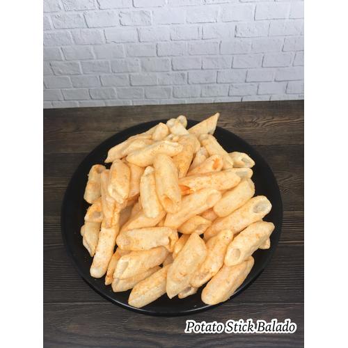 Jual KERUPUK KENTANG BALADO 100 GRAM | POTATO STICK 100 GRAM JETS ZET ...