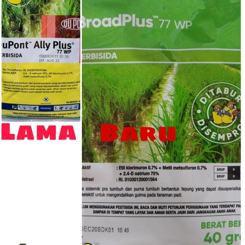 Jual Ally Plus 77WP | Herbisida pengendali rumput pada tanaman padi ...