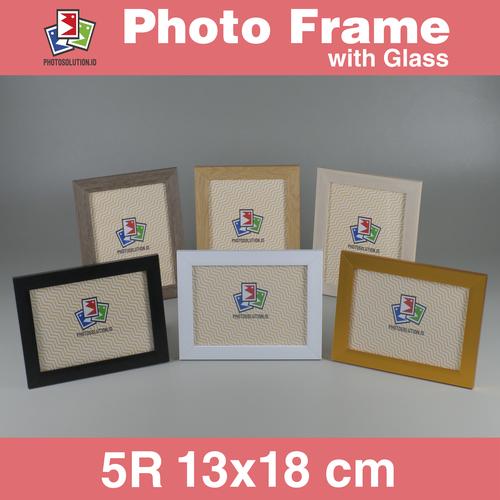 Jual Bingkai Foto 5R Minimalis Pakai Kaca - Photo Frame FM25 - Cokelat ...
