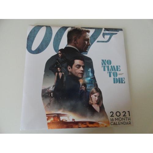 Jual James Bond Calendar 2021 Official No Time To Die Daniel Craig 007 ...