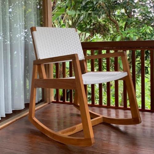 Jual ROCKING CHAIR RATTAN SYNTHETIC - KURSI GOYANG SANTAI TERAS KAYU ...
