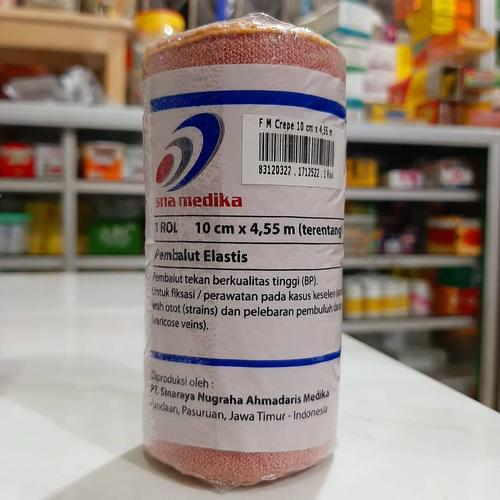 Jual [UK=10cm x 4,55M] PERBAN COKLAT + PENGAITNYA / BANDAGE ELASTIS ...