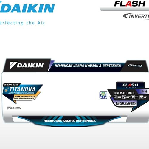 Jual AC DAIKIN FLASH INVERTER 1/2 0,5 PK 1/2PK FTKQ15UVM4 FTKQ15 ...