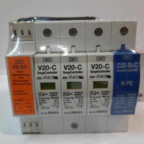 Jual surge arrester obo v20C 40ka 280vac 3phase FS-SU NPE 50ka - baru ...