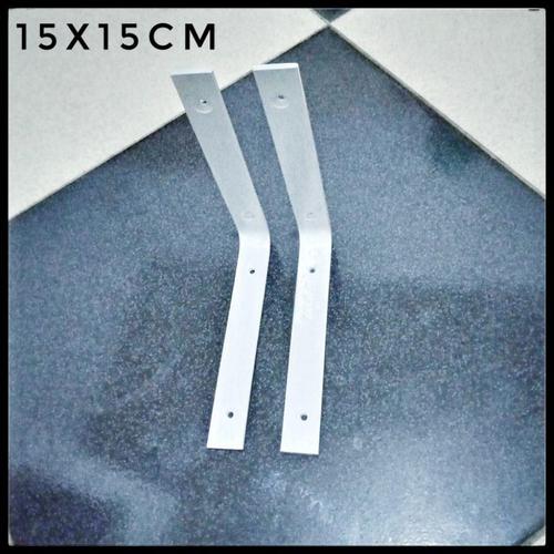 Jual Gantung Siku Bracket Besi Plat Dinding Serbaguna Ukuran 15x15 cm ...