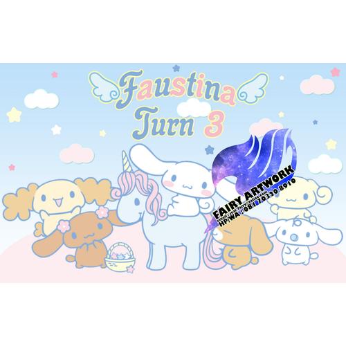 Jual Cinnamoroll Spanduk Banner Ulang Tahun Ukuran 1,5 x 1 meter - Kota ...