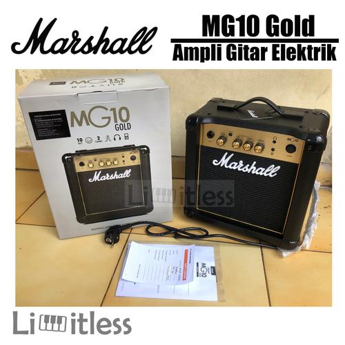 Jual Marshall MG10G Ampli Gitar Elektrik MG10 Gold Garansi Original ...