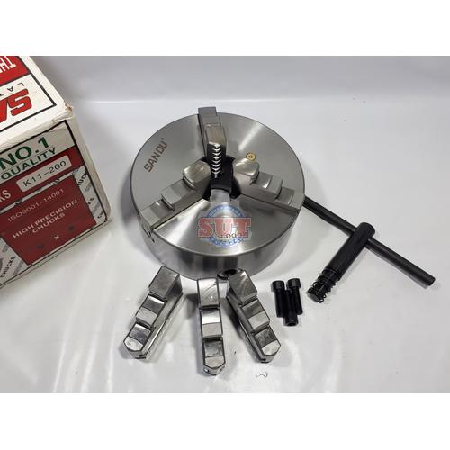 Jual Chuck Bubut 8" 3 jaw SAN AU claw bubut 200mm kaki 3 klaw bubut 200 ...