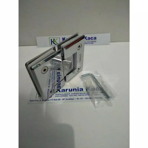 Jual ENGSEL SHOWER HINGE DEKKSON GLASS TO GLASS SH 7703 (180 DERAJAT ...