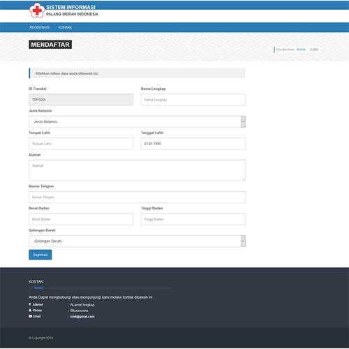 Jual Aplikasi Pendataan Donor Darah Dengan Php Mysql - Kota Padang - INTI PHP | Tokopedia