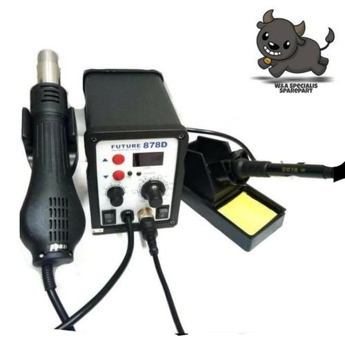 Jual BLOWER SOLDER UAP + SOLDER STATION 2 IN 1 FUTURE 878D ORIGINAL 100 ...