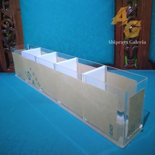 Jual [Custom] Soliter Akrilik / Soliter Cupang 6 kamar - 75x12.5x17.5 ...