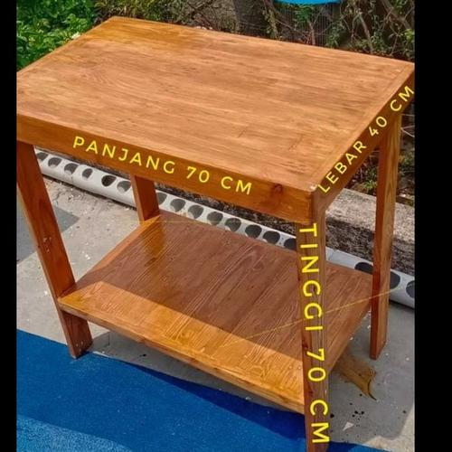 Jual meja rak kayu / meja 2 susun - Kab. Bekasi - ud cahaya permata ...