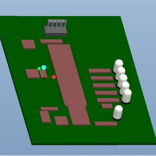 Jual PCB Rangkaian Running LED Mikrokontroler Atmega16 + komponen ...