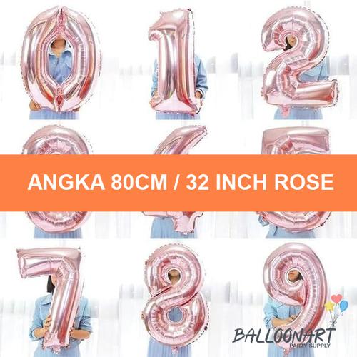 Jual Angka 80CM ROSE GOLD/Balon Foil Angka Besar/Jumbo - 2 - Jakarta ...