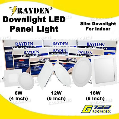 Jual Lampu Downlight 6W 12W 18W Lampu LED Panel Light Indoor Rayden ...