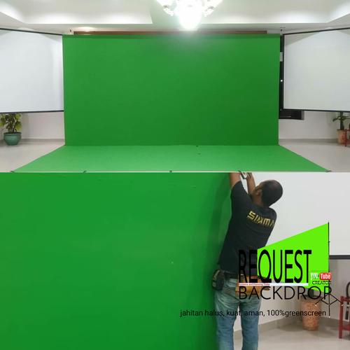 Jual kain green screen lebar 8.5m x 4.5m REQUEST - Kab. Bekasi ...
