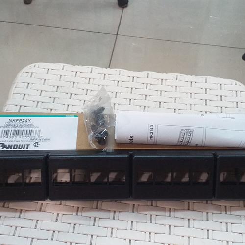 Jual Panduit netkey prame patch panel 24 port NKFP24Y Panduit netkey ...