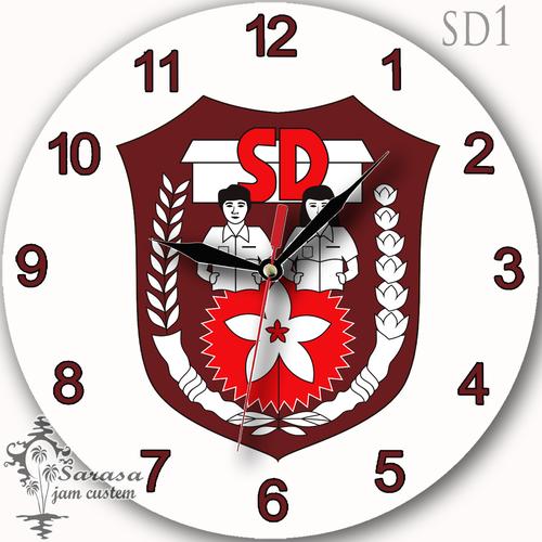Jual JAM DINDING KELAS SEKOLAH DASAR / SD - mesin standar - Kab ...