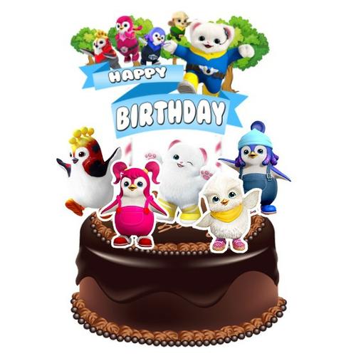 Jual Badanamu Blue Topper Cake Birthday / Hiasan Kue Ulang Tahun ...