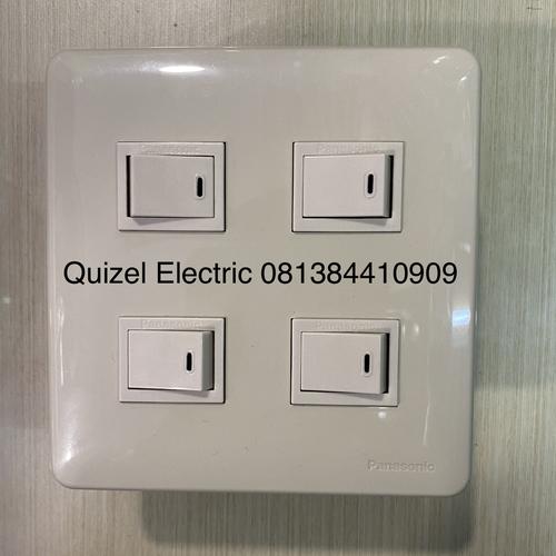 Jual Grid Switch atau Saklar 4 Gang Panasonic + Inbodus Plastik ...