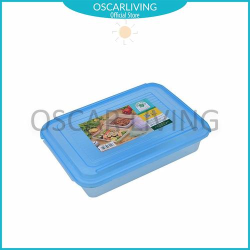 Jual Kotak Roti Persegi / Makan / Sayuran Green Leaf 7022 2,2Liter ...