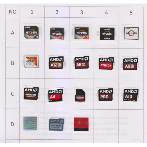 Jual Sticker stiker AMD Ryzen VGA AMD dan AMD lainnya - Kota Banda Aceh ...
