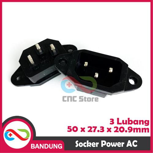 Jual SOKET SOCKET AC KOMPUTER MALE 3 LUBANG - Kota Bandung - CNC STORE ...
