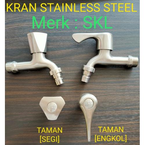 Jual kran keran air taman & tembok full stainless asli SKL original ...