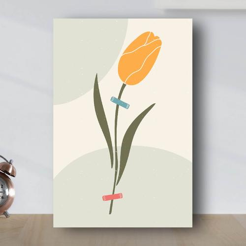 Jual Poster Aesthetic Bunga Hiasan Dinding Minimalis FD01 - Poster Kayu ...