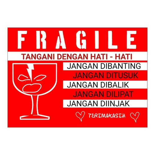 Jual Stiker Fragile, Stiker Fragile, Fragile, Fragil, Sticker - FR 1 ...
