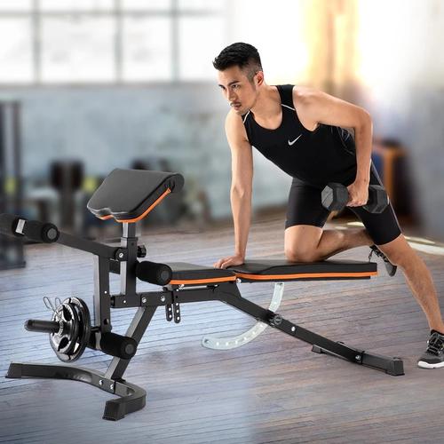 Jual Muscle Bench Multi-functional Abdominal Machine Sports Gym Fitness ...