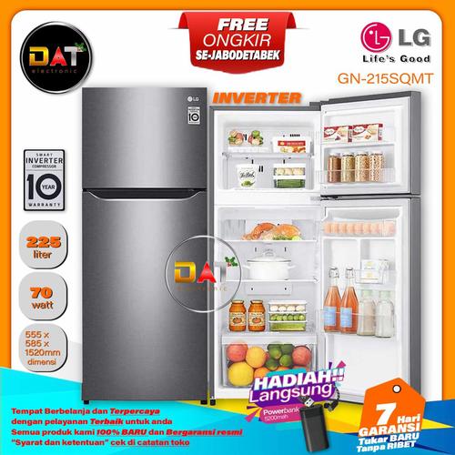 Jual KULKAS LG 2 PINTU SMART INVERTER GN-215SQMT LEMARI ES GARANSI RESMI - Kota Tangerang ...