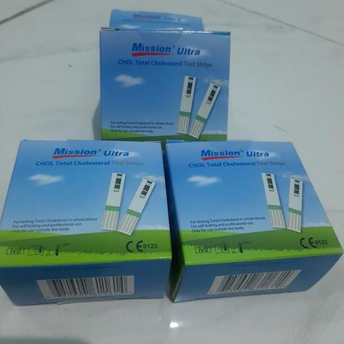 Jual Cholesterol/Kolesterol Mission Ultra Strip - Tube, isi 50 - Kota ...