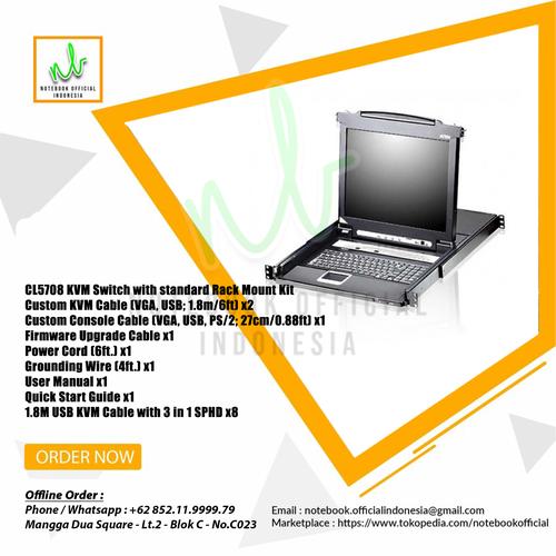 Jual CL5708 KVM Switch with standard Rack Mount Kit - Jakarta Pusat ...