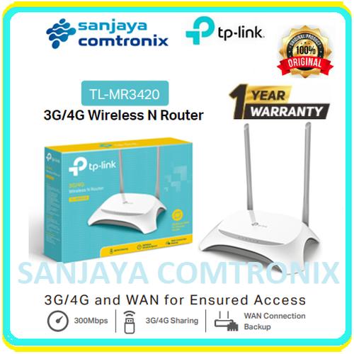 Jual TP-LINK TL-MR3420 3G/4G Wireless N Router - Jakarta Pusat ...