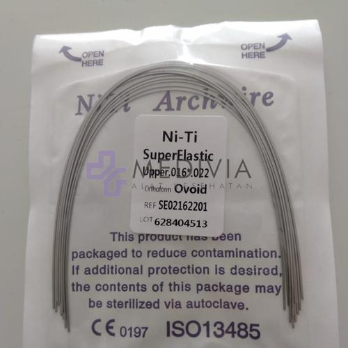 Jual NITI RECTA / WIRE NITI RECTA /KAWAT NITI RECTA ISI 10 - 018*022 ...