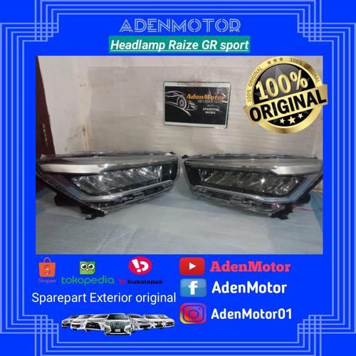 Jual Headlamp Toyota Raize GR sport 2021 sen runing kiri kanan original ...