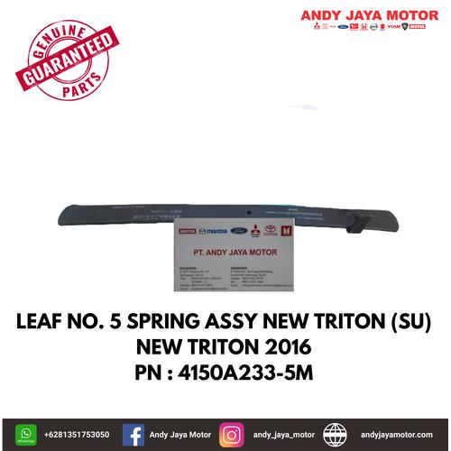 Jual LEAF NO. 5 SPRING ASSY NEW TRITON (SU), NEW TRITON PN : 4150A233 ...