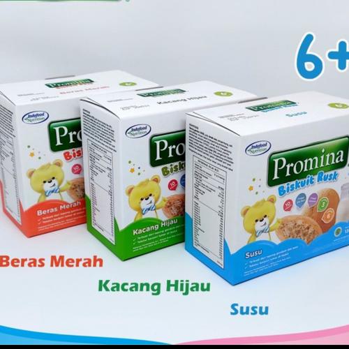 Jual promina biskuit rusk susu - kacang hijau 130gr - Kota Bandung ...
