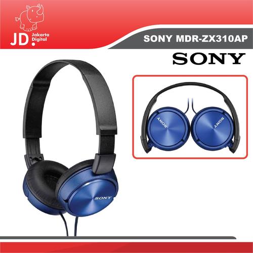 Jual SONY MDR-ZX310AP On Ear Headphone / ZX310 / ZX-310AP / ZX310AP ...