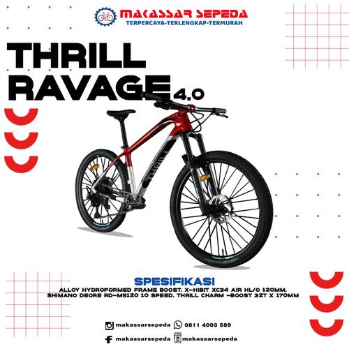 Jual SEPEDA MTB GUNUNG THRILL RAVAGE 4.0 27,5 ALLOY 10 SPEED HYDRAULIC ...