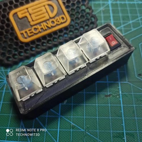 Jual MITPAD 4W - wireless - Personal dumbpad - macro pad - zoom/teams ...