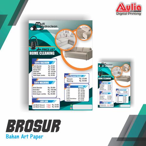Jual Cetak Brosur 1 Rim Bolak Balik Art Paper 120 (AP120) | Brosur 2 ...