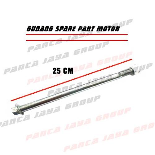 Jual AS RODA DEPAN-MUR-25 CM HONDA SCOOPY RING 12 ESP GENIO FI VARIO ...