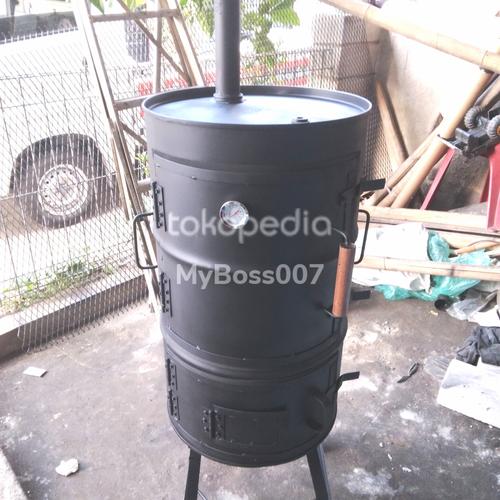 Jual pit smoker grill bbq alat panggang pengasapan custom - Kota Bekasi ...