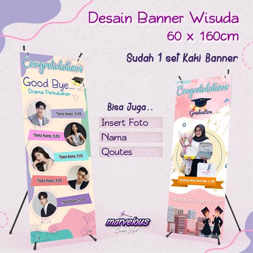 Jual Standing Banner / X Banner Wisuda / Aqiqah / Nikahan / Wedding ...