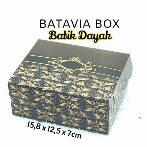 Jual Box Snack Batik premium uk 15,8x12,5 (pilih motif) - Batik Dayak ...